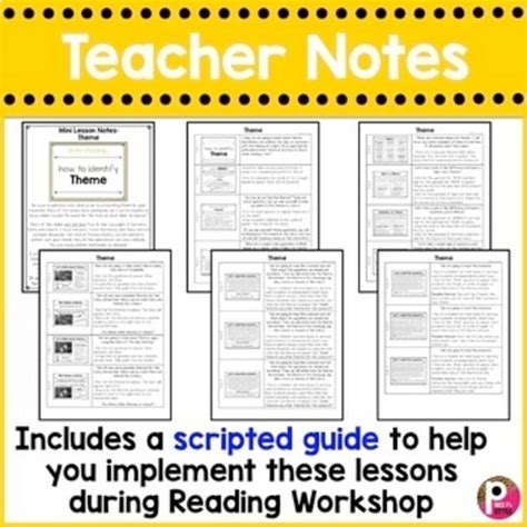 Reading Skill Mini Lesson Slides 3rd 4th 5th Grade Powerpoint Activities