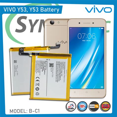 For Vivo Y Y A Battery Original Premium High Quality Battery Model B C Mah