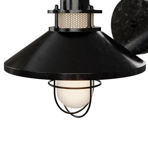 Industrial Caged Wall Light 01 • Imeshh 3d Model For Blender 4 0
