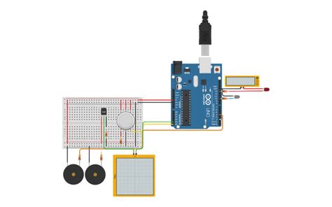 Circuit Design Fire And Smoke Alarm System Tinkercad