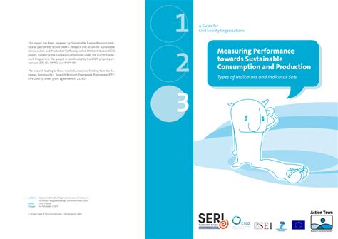 Pdf Measuring Performance Towards Sustainable Consumption And Production Types Of Indicators