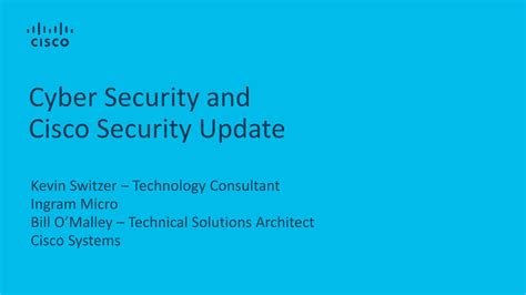 Pdf Cyber Security And Cisco Security Update · •cisco −talos Threat Research Division