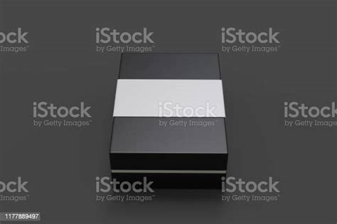 브랜딩 프리젠 테이션 및 모의 업 3d 일러스트를위한 내부 여우와 흰색 빈 고급 단단한 상자 0명에 대한 스톡 사진 및 기타 이미지 Istock