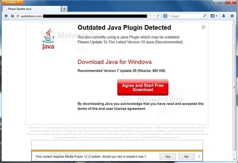 Remove Outdated Java Plugin Detected Virus Removal Guide
