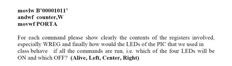 Solved 8 Read The Following Sequence Of Commands Carefully