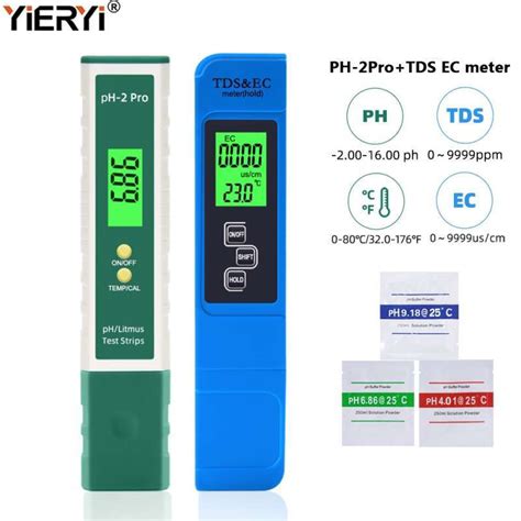 Promo Yieryi Update Ph Tds Ec Pengukur Suhu Penguji Kualitas Air