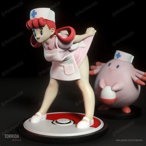 Nurse Joy Torrida Minis Stl Nsfw 3d Figure Etsy