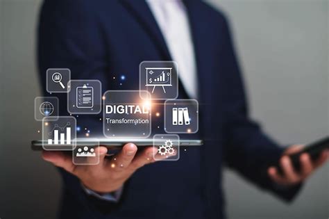 Premium Photo Digital Transformation Technology Strategy Digitization And Digitalization Of