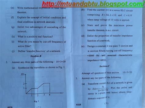 Exam Time Previous Year Question Paper