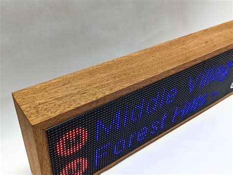Nyc Realtime Subway Clock Never Miss Your Train Nookwoodworking