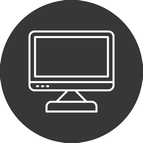 Computer Line Inverted Icon Design Vector Art At Vecteezy