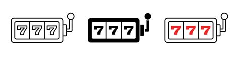 777 카지노 아이콘입니다 슬롯 머신 잭팟 기호 도박 벡터 일러스트 레이 션입니다 베팅 및 스핀 포춘 픽토그램 7에 대한 스톡