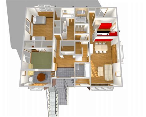 鳥瞰・俯瞰図 建築cad カラーパース
