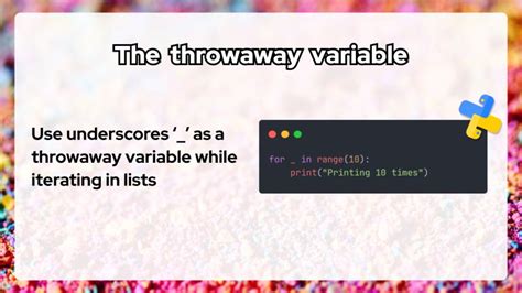 Pratham Prasoon On Linkedin Python Tip 🐍 It Is By Convention That We Use Underscores As A