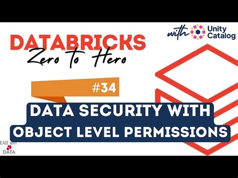 Managing Object Level Security In Unity Catalog A Comprehensive Guide