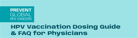 Physician Handout Dosing Schedule And Faq India Hpv Global Action Vph Action Globale