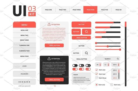 Vector UI Template By ToozDesign