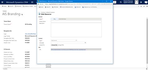 Customizing Dynamics Crm Themes Applied Information Sciences