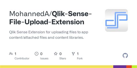 Github Mohannedaqlik Sense File Upload Extension Qlik Sense Extension For Uploading Files To
