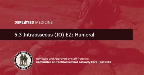 Intraosseous Io Ez Humeral
