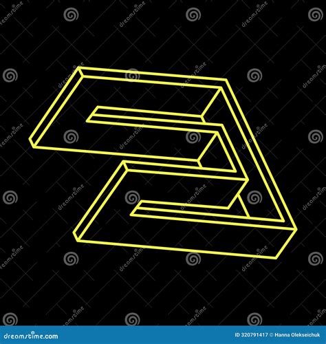 Impossible Optical Illusion Shape Optical Art Object Impossible Figures Line Art Geometry