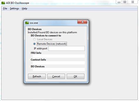 Using The Iio Scope With The Kc705 Board Fmcomms1 Project Qanda Fpga Reference Designs