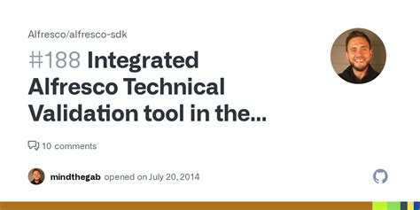 Integrated Alfresco Technical Validation Tool In The Sdk Verify Phase · Issue 188 · Alfresco