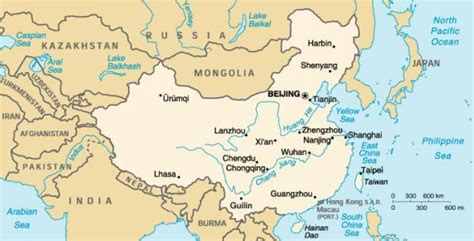 Ancient Chinese Empire Map