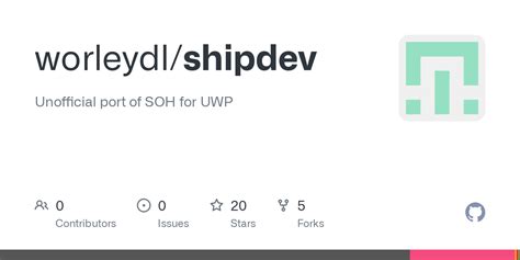 GitHub Worleydl Shipdev Unofficial Port Of SOH For UWP