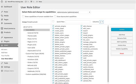 User Role Editor Wordpress Plugin