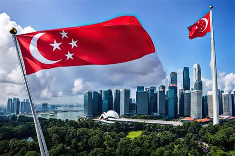 Singapore National Day Falg Ai Generated Premium Ai Generated Image Singapore National Day Falg Ai Generated Premium Ai Generated Image