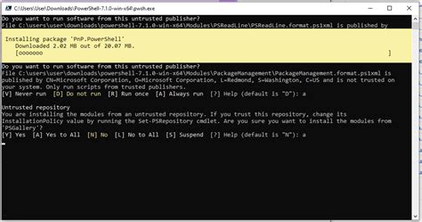 Install Module Pnppowershell Does Not Working And Get An Error · Issue 38 · Pnppowershell