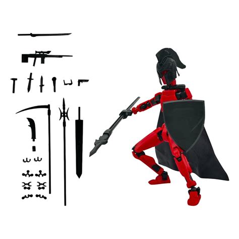 3d Printed Action Figure Dummy Robot 13 Action Figures Set 3d Printed