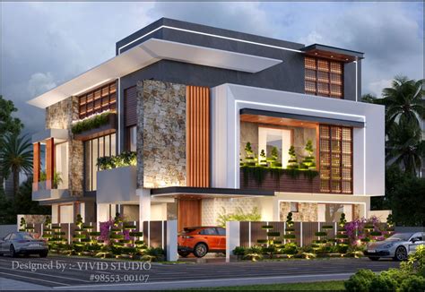 9592505454 3d Rendering Views Of A Modern House
