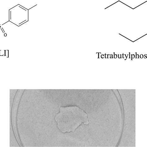 Chemical Structure And Appearance Of The Ionic Liquid Download