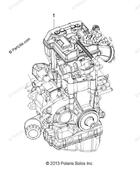 Polaris Atv 2017 Oem Parts Diagram For Engine Long Block