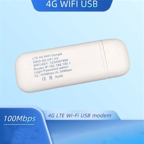 100Mbps 4G Lte Usb Wifi Modem 4G Usb Dongle Auto W Vicedeal