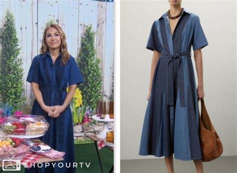 Good Morning America May 2024 Lori Bergamottos Denim Shirt Dress