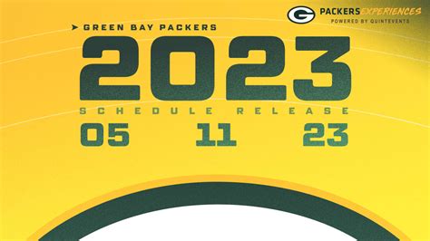 Printable Packer Schedule 2024 25