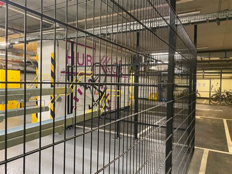 Twin Wire Security Mesh Partitioning The Bike Storage Company