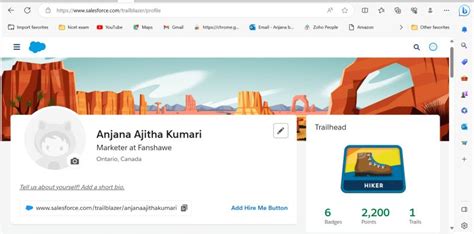 Anjana A On Linkedin Just Earned The Salesforce Crm Badge On Trailhead By Salesforce Thanks…