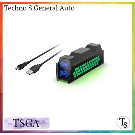 Jual Ps5 Dobe Charging Dock Led Rgb Lighting For Dualsense And Edge Ps 5 Controller Tp5 3571