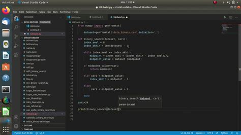 Binary Search Pada Pemerograman Python Youtube