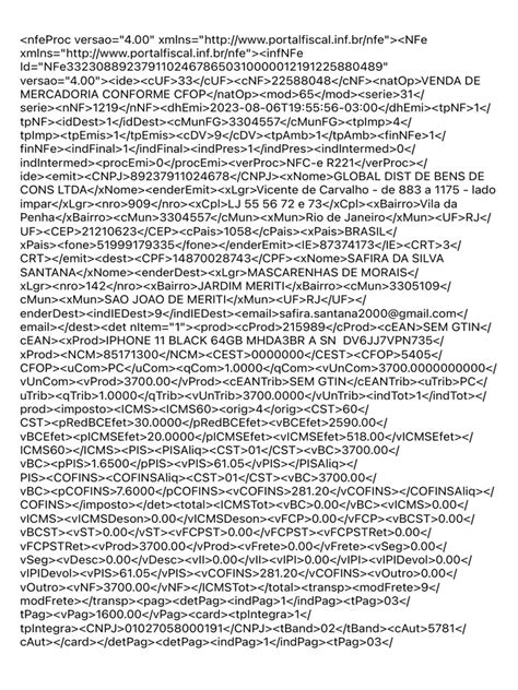 191225880489 Nfe Xml Pdf