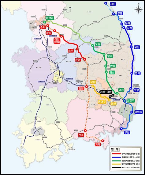 경북 철도 르네상스 시대 올해 동해중부선 등 5개 노선 개통 한국경제