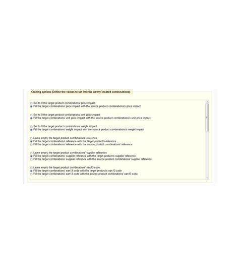PrestaShop Addon To Massively Duplicate Or Merge Products Combinations