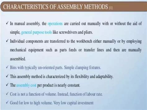 Design Of Assembly Methods Ppt