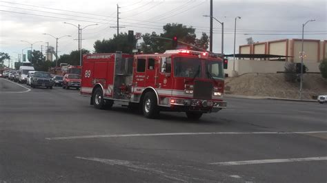Lafd Engine 89 Responding Youtube