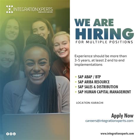 Integration Xperts On Linkedin Ix Applynow Saphcm Ariba Hiring