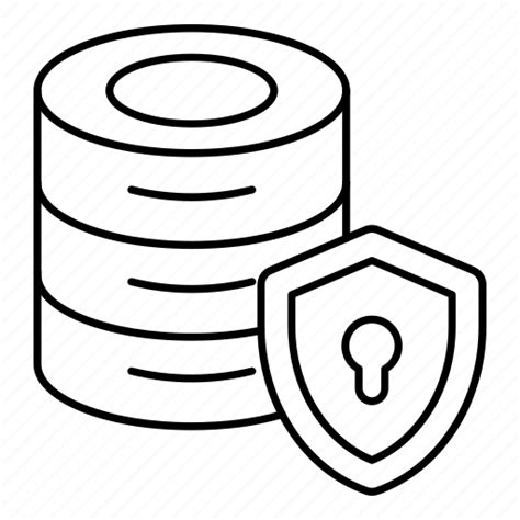Secure Database Datacenter Data Storage Server Hosting Icon Download On Iconfinder